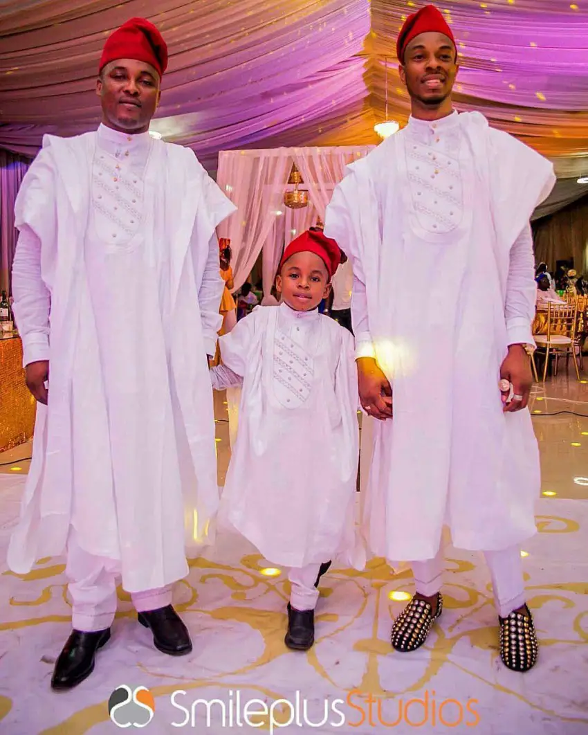 Awesome Traditional Outfits For Father and Son in Agbada. – A Million ...