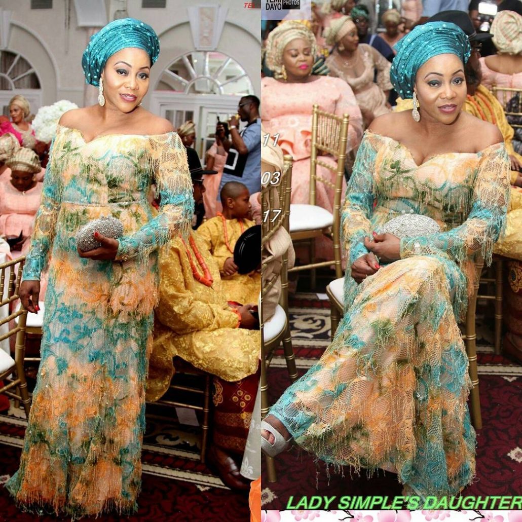 Check Out These Hot Sauce Aso Ebi Styles From The Weekend.