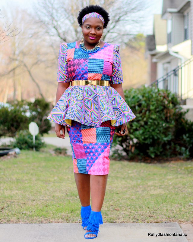 beautiiful Ankara peplum Top styles for the fun weekend