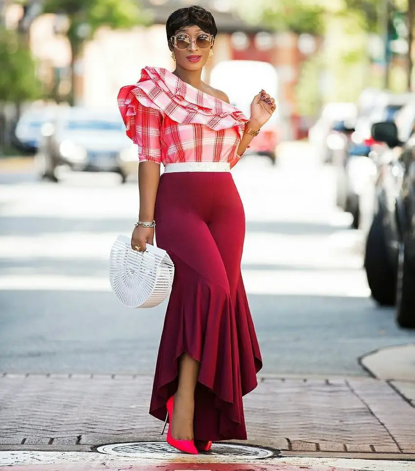 2025 Rock The Ruffle Pants Trend With Class! – A Million Styles