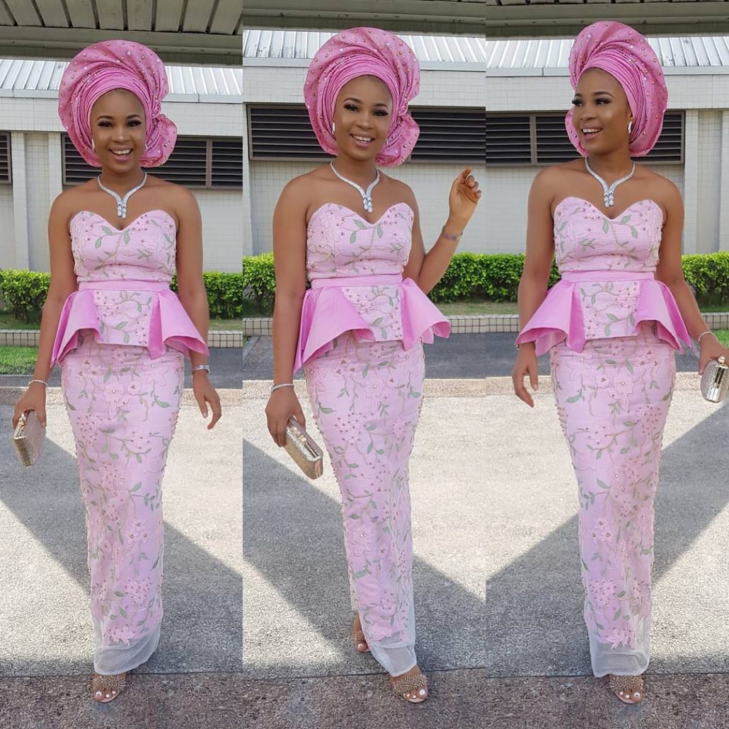 On A Scale Of 1-10 Rate These Gorgeous Lace Asoebi Styles! – A Million ...