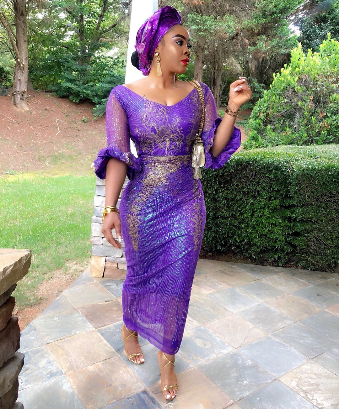 12 Times @Adunola Slayed Asoebi Styles – A Million Styles
