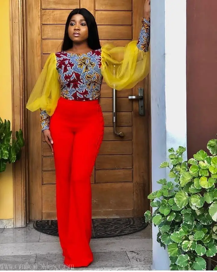 8 Ankara Blouses Great For TGIF Look – A Million Styles