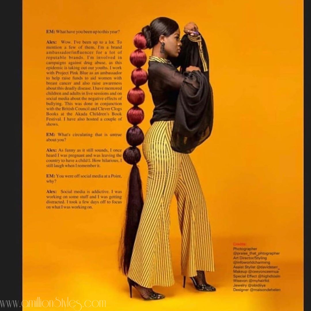 Alex Of Big Brother Naija Is The Cover-girl For Exquisite Magazine – A ...