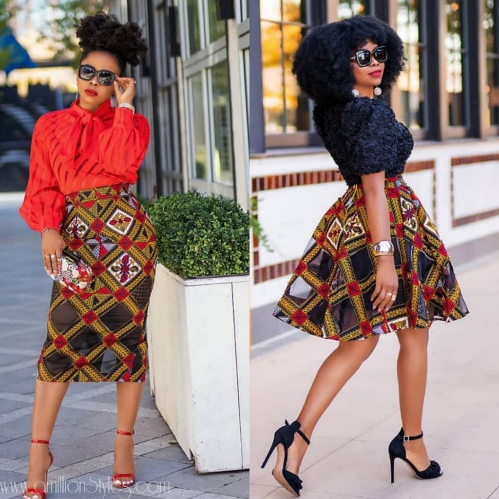 9 Unique Ankara Skirts That Studied In Harvard – A Million Styles