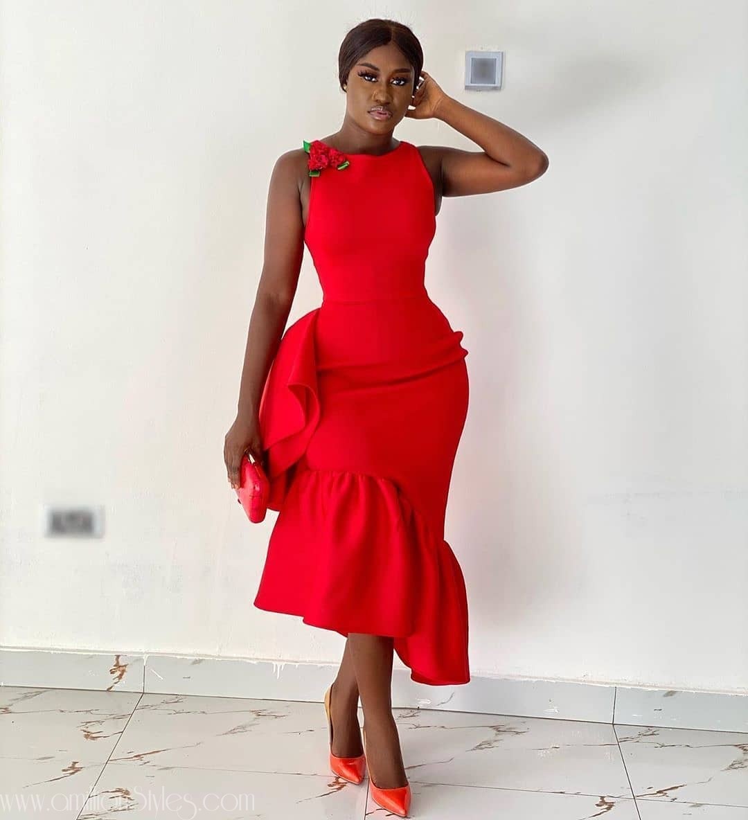 See These Black Women Look Gorgeous Wearing Red – A Million Styles