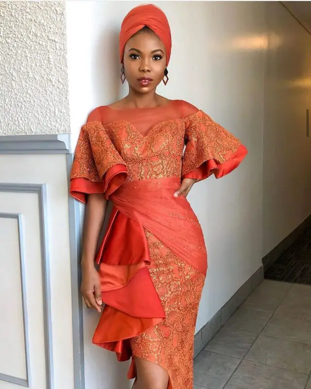 Latest Nigerian Lace Styles and Designs-Volume 35 – A Million Styles