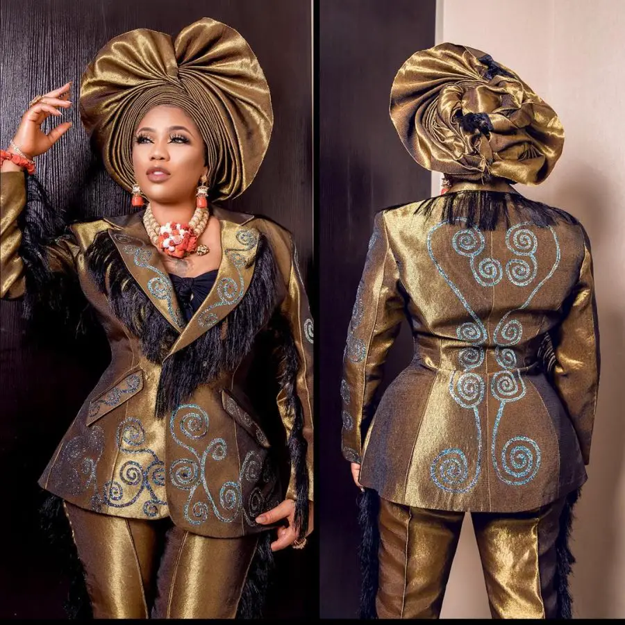 2025 Hit Or Miss With Toyin Lawani's Modern Take On Aso-Oke – A Million ...