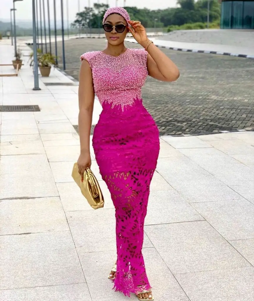 Exquisite Nigerian Lace Asoebi Styles-Volume 22 – A Million Styles