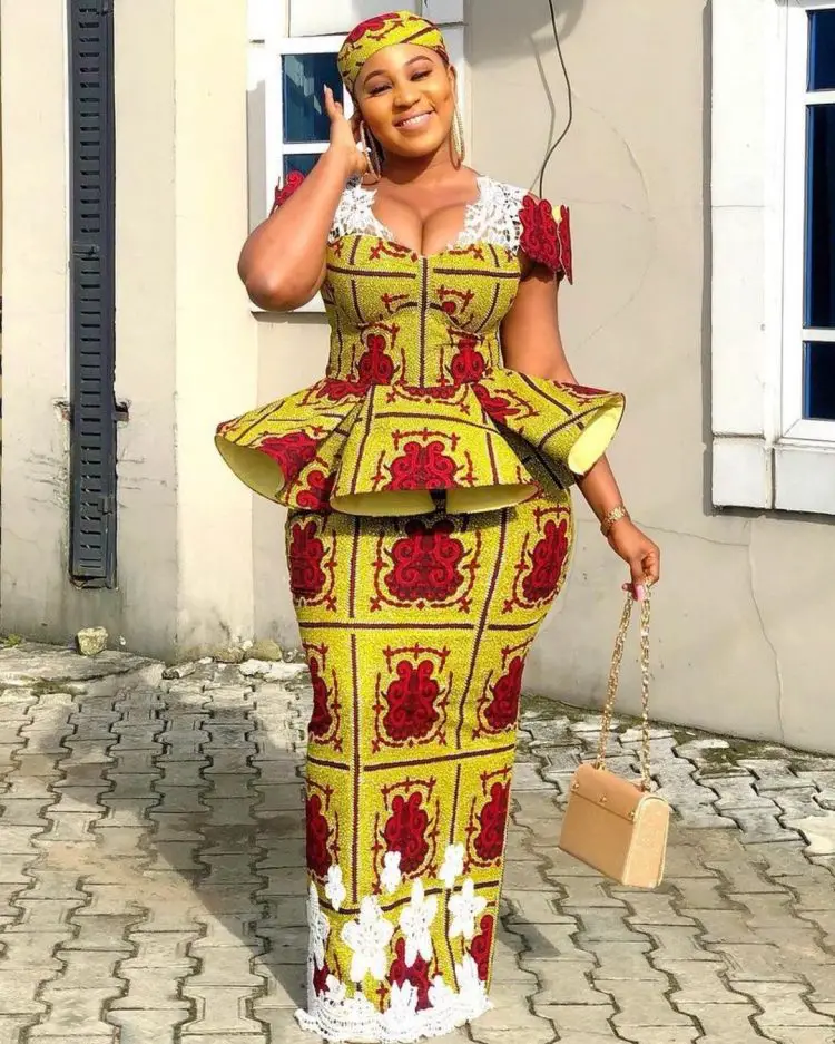 These Beautiful 7 Ankara And Lace Mix Styles Are What You Need Today ...