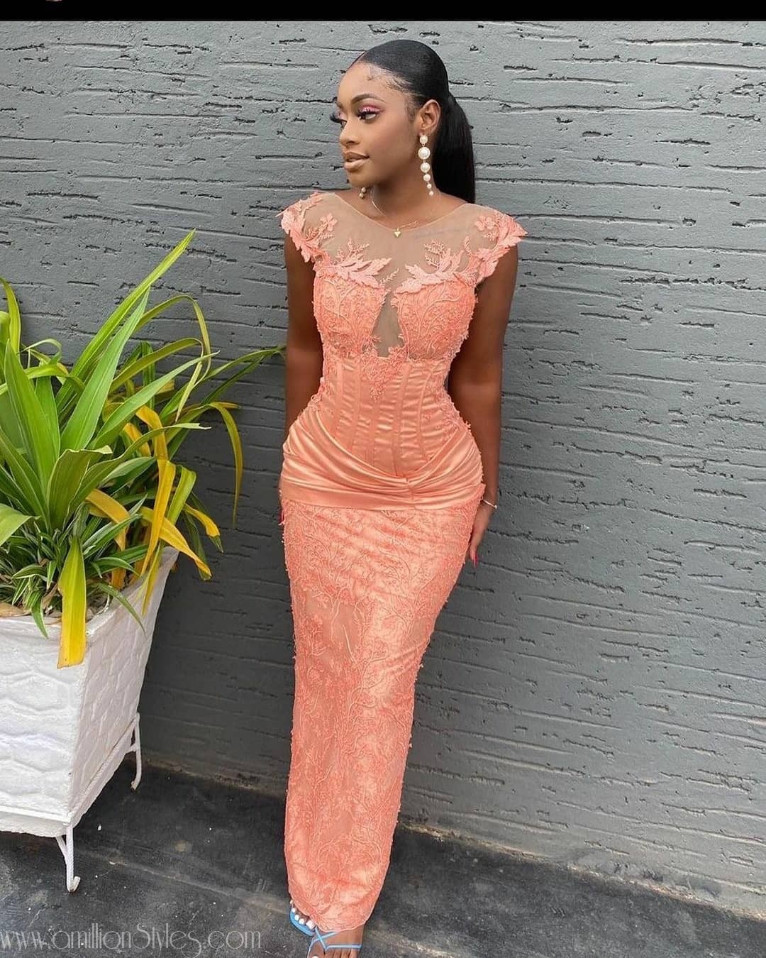 Exquisite Nigerian Lace Asoebi Styles-Volume 32 – A Million Styles