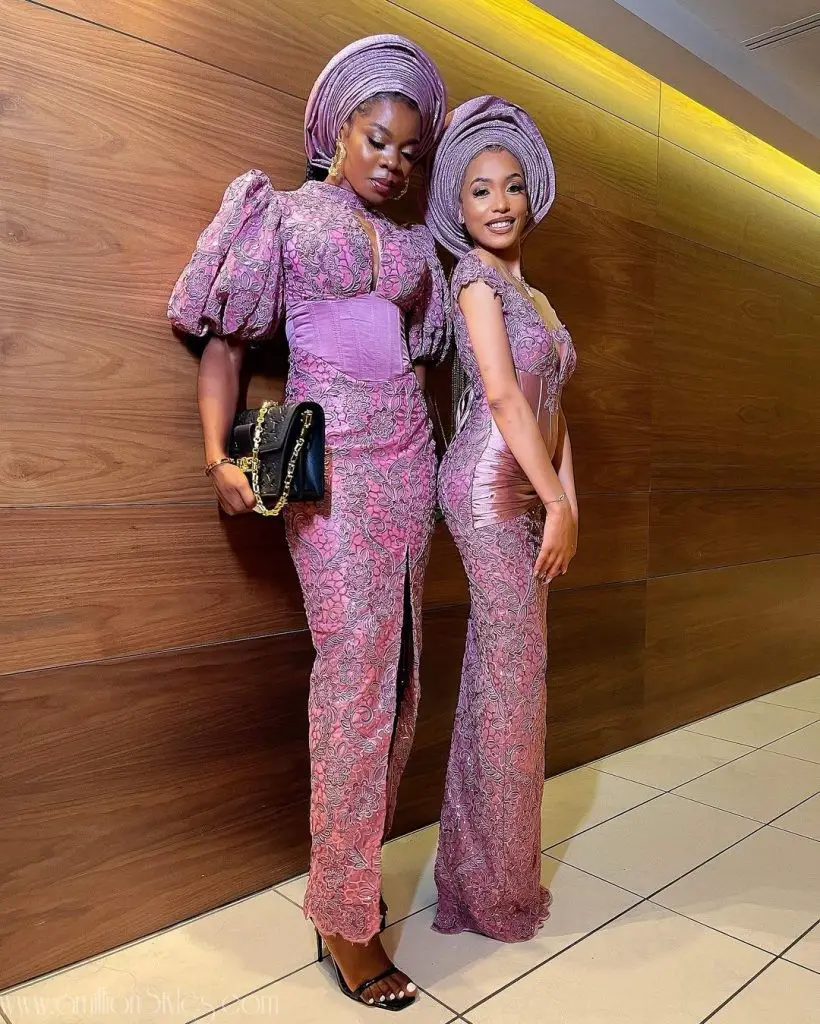 Exquisite Nigerian Lace Asoebi Styles-Volume 32 – A Million Styles