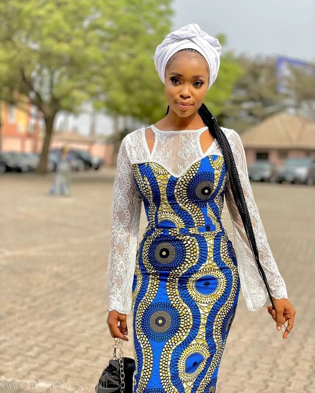Here Are The Latest Ankara And Lace Mix Styles – A Million Styles