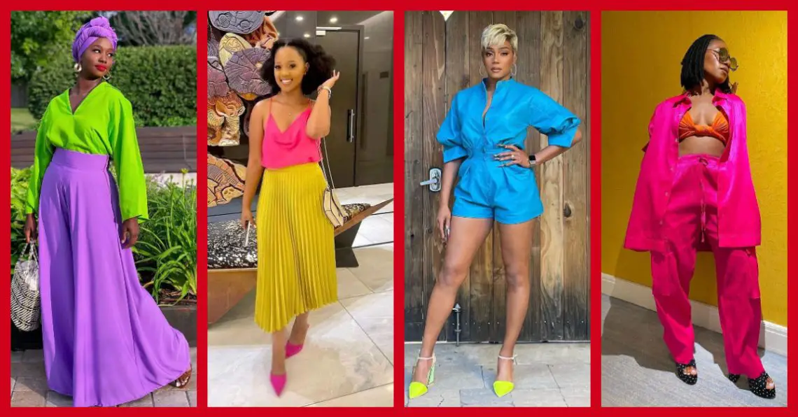 2025 These Gorgeous Women Show Us How To Pair Bright Colour Outfits – A ...