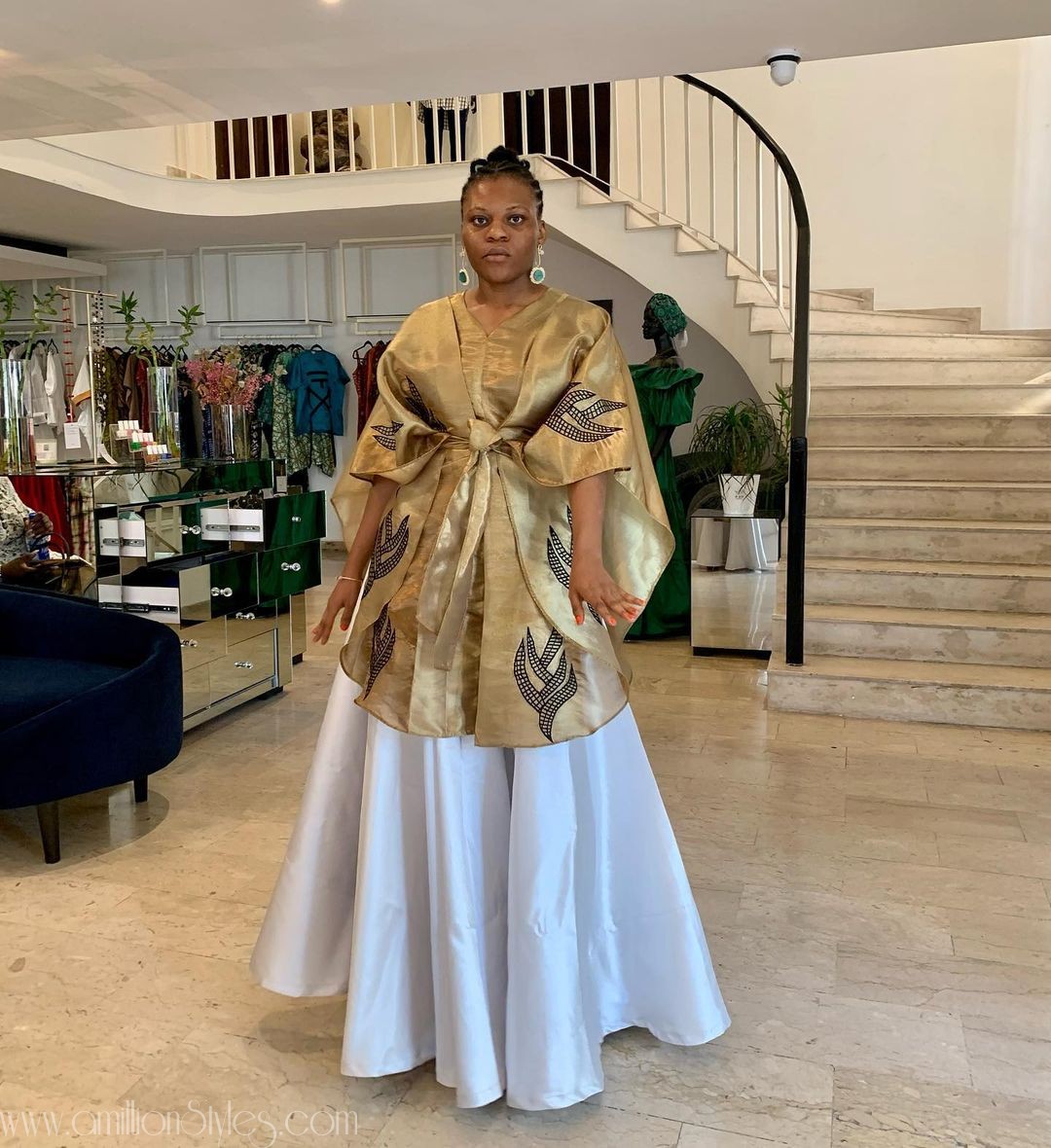 Bringing You 10 Gorgeous Rich Aunty Styles – A Million Styles