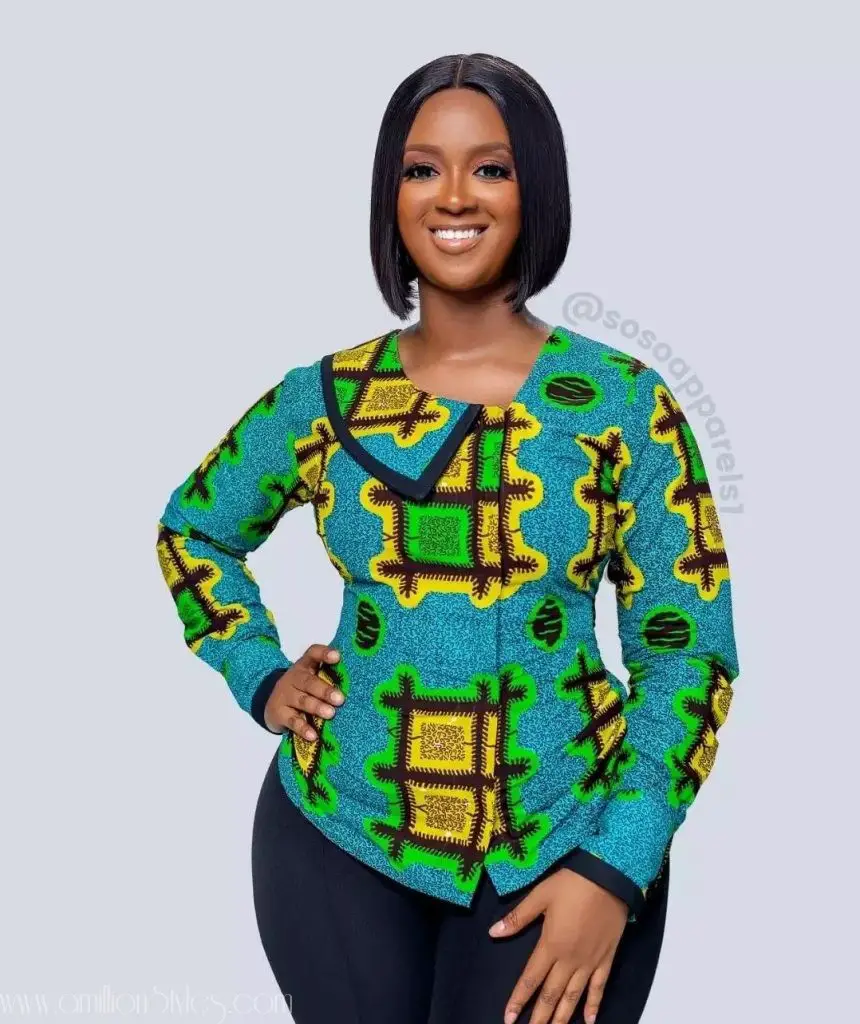 9 Ankara Tops To Wear On Skirts Or Trousers – A Million Styles