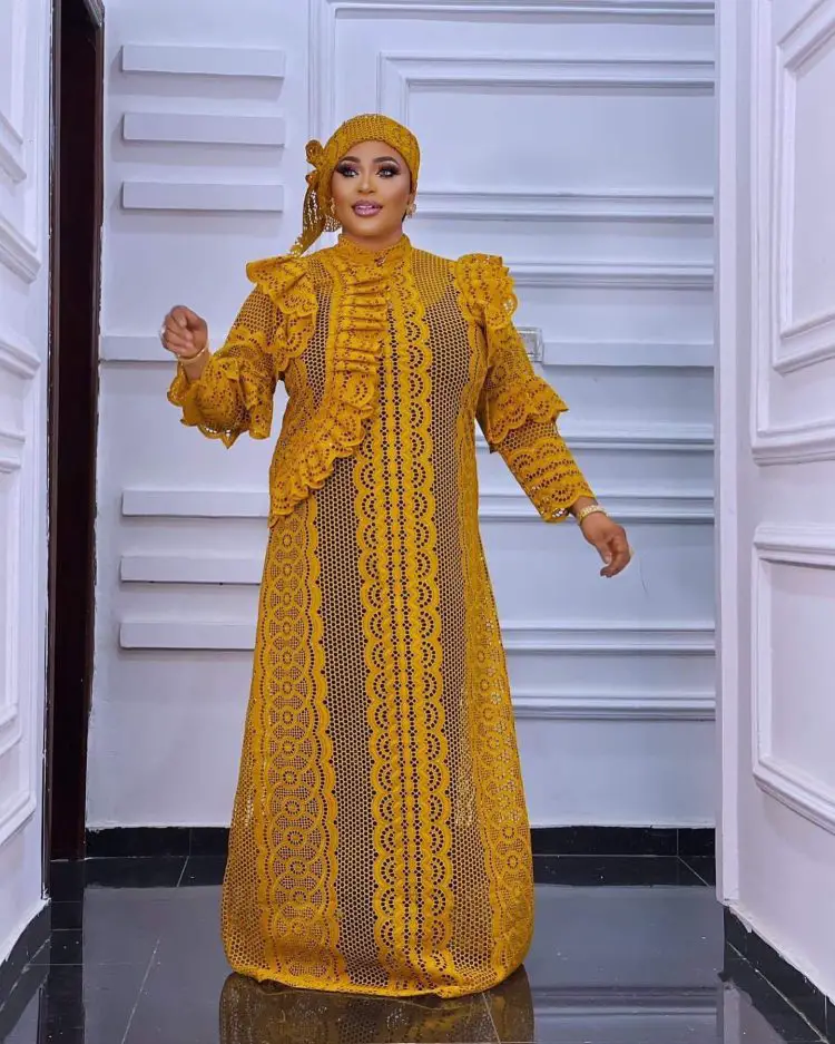 16+ Latest Bubu Lace Gown Style – A Million Styles