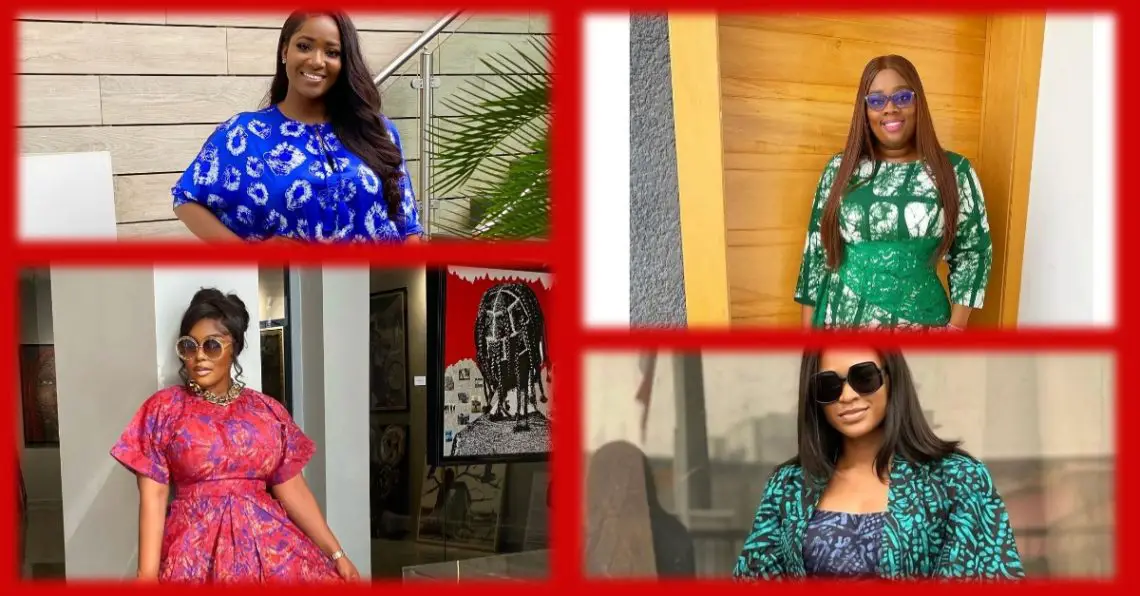 10 Beautiful Asoebi and Ankara Styles - Over the Weekend. – A Million ...