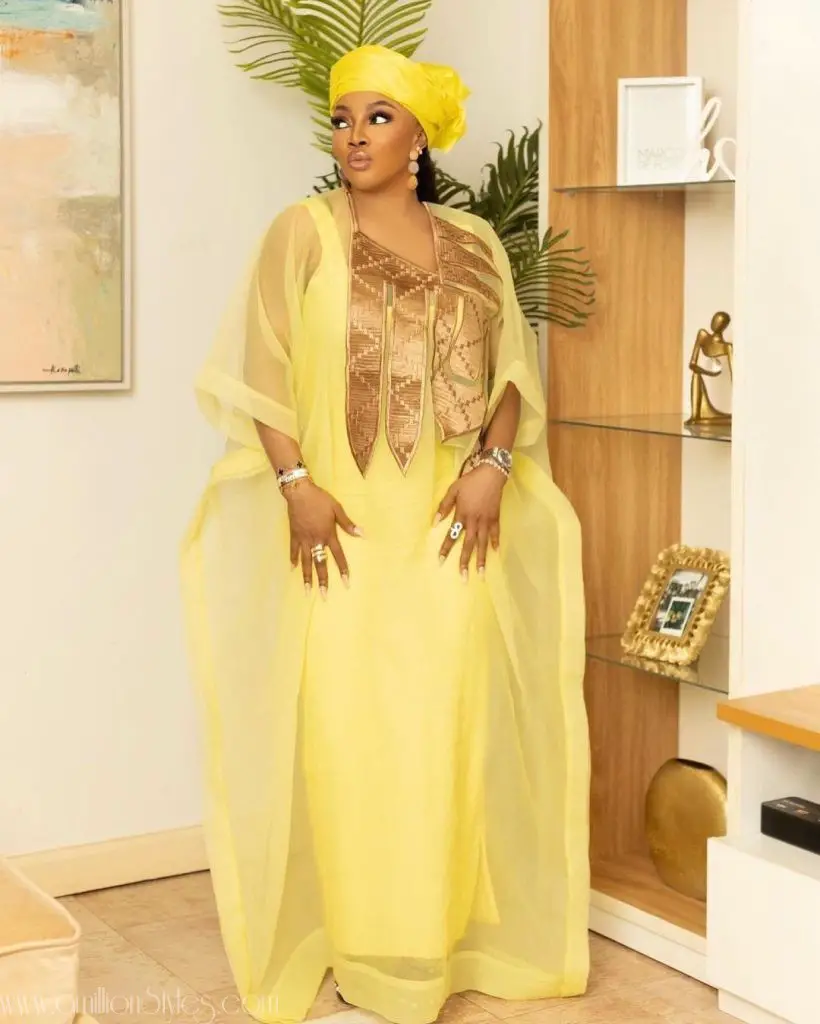 2025 10 Beautiful Rich Aunty Agbada Styles – A Million Styles